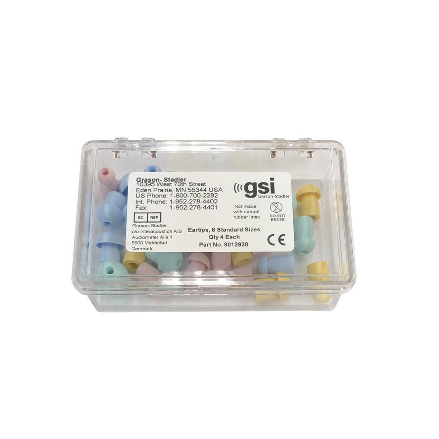 Grason-Stadler Brand Eartip Kit for TympStar & GSI-33 / 38 / 39 - 32 ...